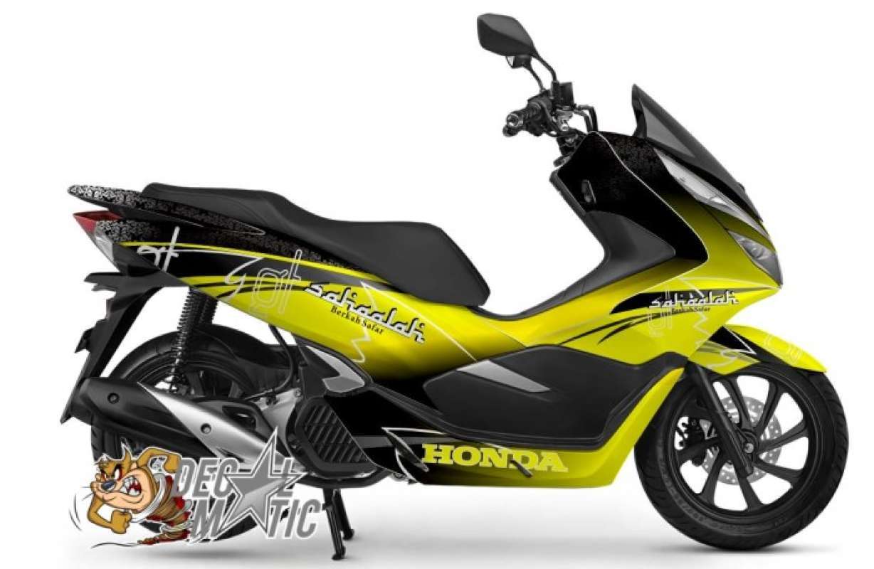 Jual Decal Full Body Motor Honda Pcx 150 / 160 Livery Bis Shantika ...
