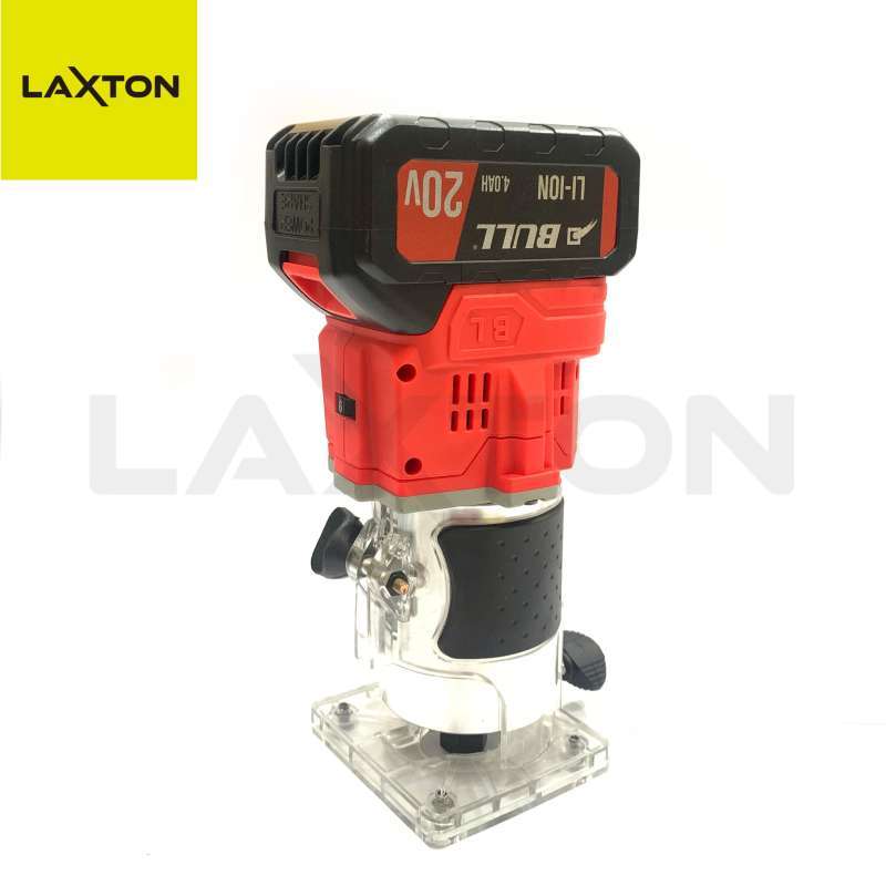 Jual Bull Mesin Router Trimmer Profil Kayu Wood Cordless Baterai Bl390 ...