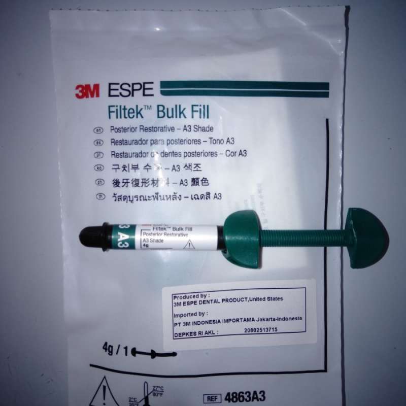 Jual 3m Espe Filtek Bulk Fill Komposit Di Seller Bergas Selalu - Cikoko ...