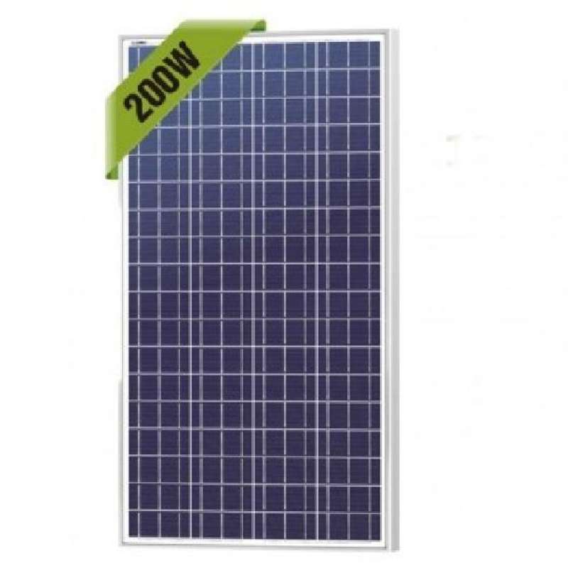 Jual Solar Cell Panel Surya 200wp 200 Wp 200 Watt System 12v 12 Volt ...