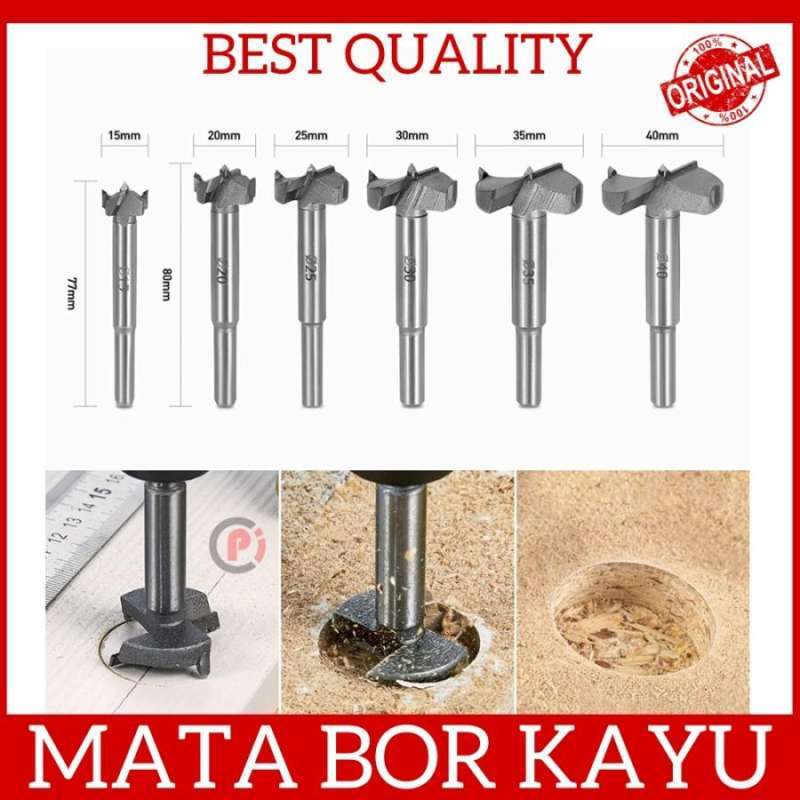 Jual Mata Bor Untuk Melubangi Kayu Wood Forstner Drill Bit 15 20 25 30 ...
