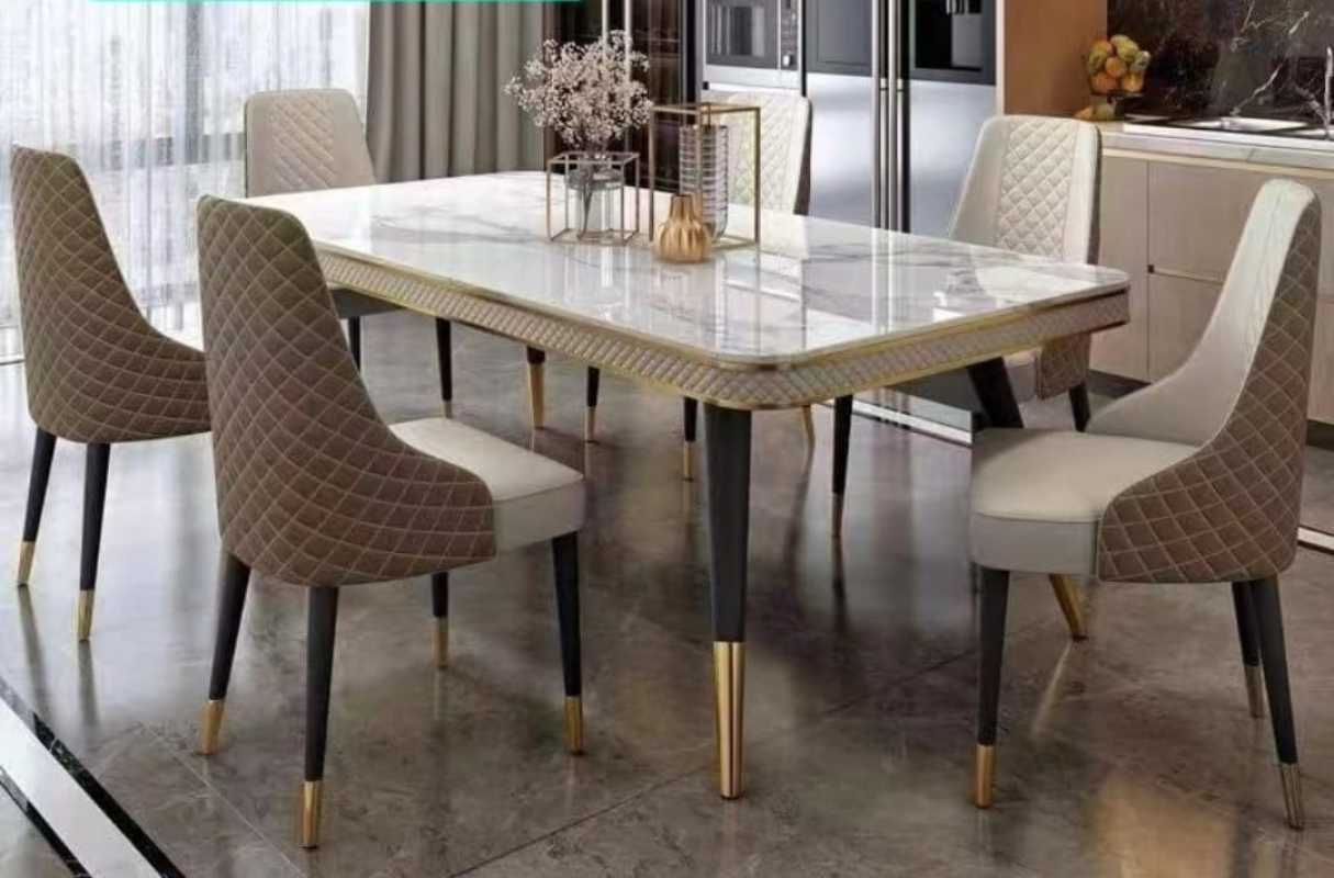 Jual Meja Makan Marmer Terbaru / Meja Makan Import Berkualitas 1628 ...