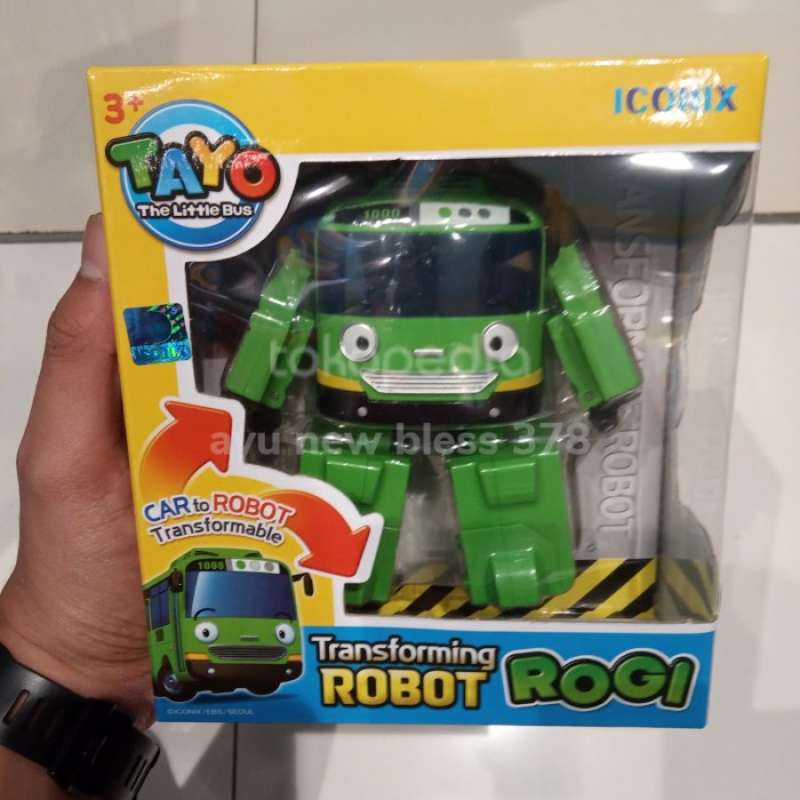 Jual Tayo, The Little Bus Transforming Robot Rogi Tayo Rogi Bus Robot ...