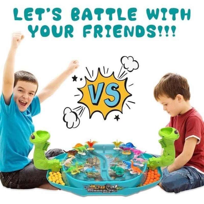 Promo Mainan Duel Games DINOSAURUS SHOOTING BALL DINO BATTLE GAMES ...