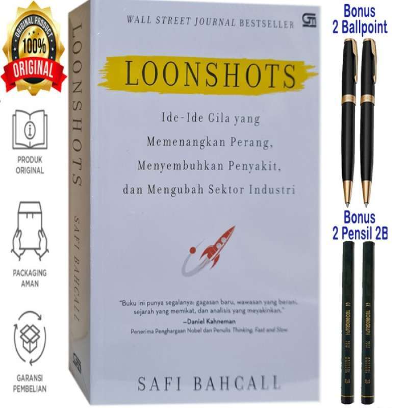Jual Buku Loonshots - Safi Bahcall - Original & Segel - Bestseller Di ...