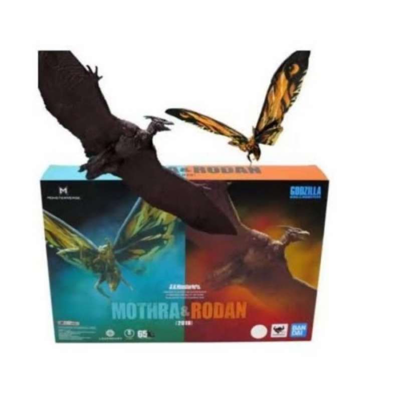 Jual SHM MonsterArts Mothra Versus Fire Rodan Figure Godzilla Series ...