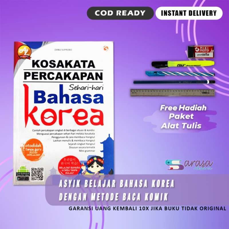 Promo Buku Saku Bahasa : Kosakata Percakapan Sehari-Hari Bahasa Korea Diskon 23% di Seller Hizma ...