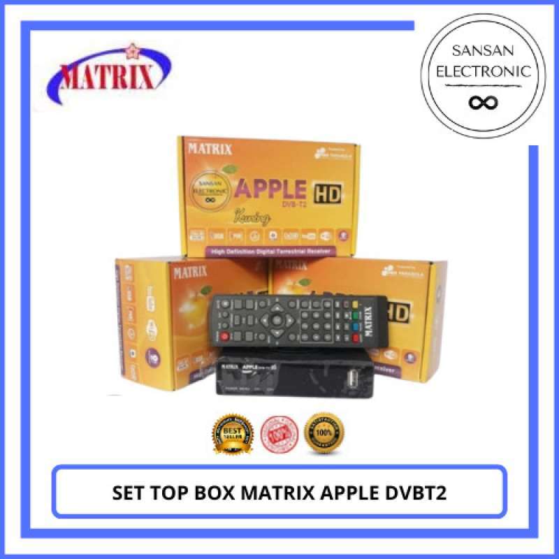 Promo SET TOP BOX TV DIGITAL MATRIX KUNING || SETOP BOX MATRIX DVB-T2 ...