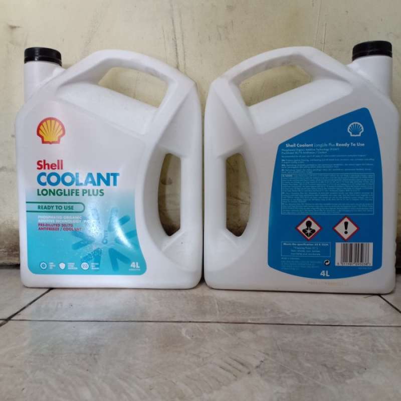 Promo SHELL COOLANT LONGLIFE PLUS READY TO USE KEMASAN 4 LITER Diskon ...