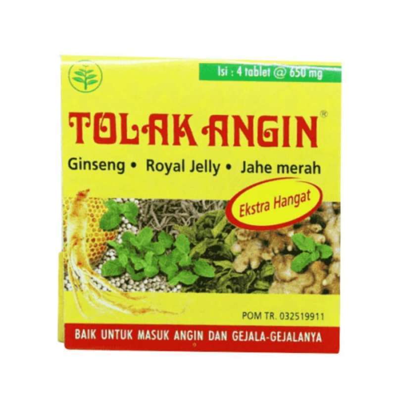Jual Tolak Angin Tablet @4 Tab/strip - Untuk Meredakan Gejala Masuk ...