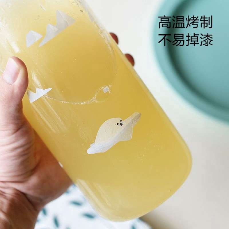 Jual Botol Minum Kaca Kapasitas Besar 1000ml Gaya Korea 2c Di Seller ...