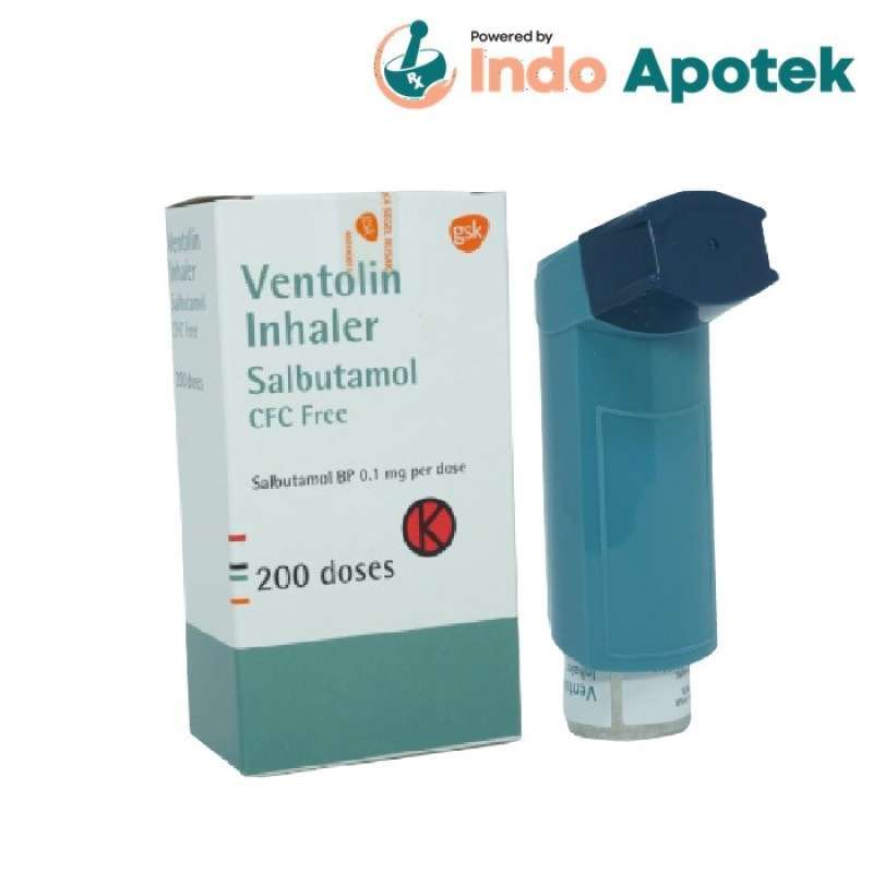 Promo Ventolin Inhaler 100 Mcg 200 Dosis/Salbutamol/Inhaler Asma/Sesak ...