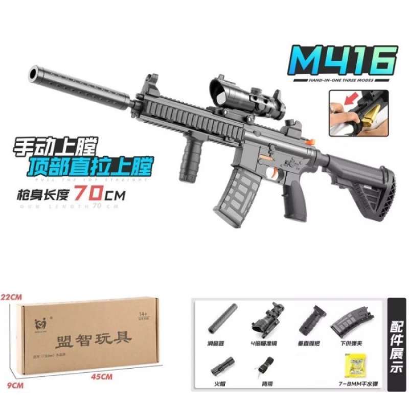 Promo Water Gel Blaster M416 Elektric versi Kids Toy mainan tembakan anak Diskon 9% di Seller ...