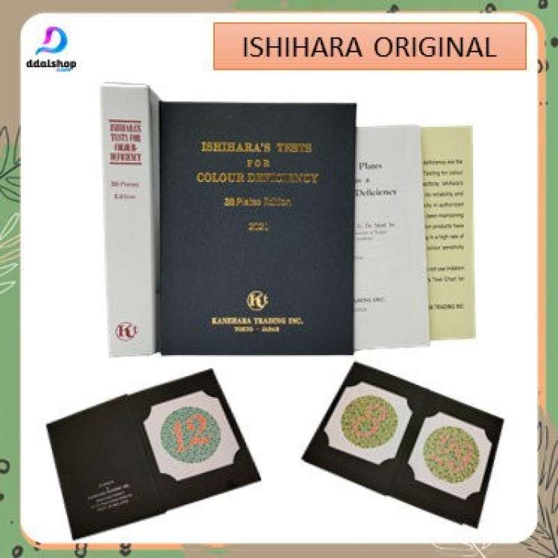 Promo Buku Cek Tes Buta Warna Isihara Ishihara 38 Plates Diskon 23% di ...
