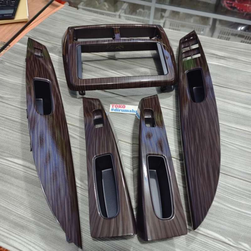 Promo paned wood panel dasboard arm rest motif kayu Agya Ayla Orinal ...
