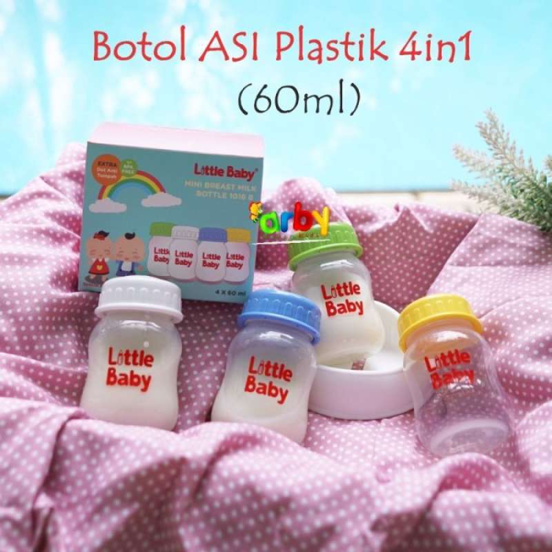 Jual Little Baby Botol Asi Mini Plastik (penyimpan Asi) Bpa Free 4in1 ...