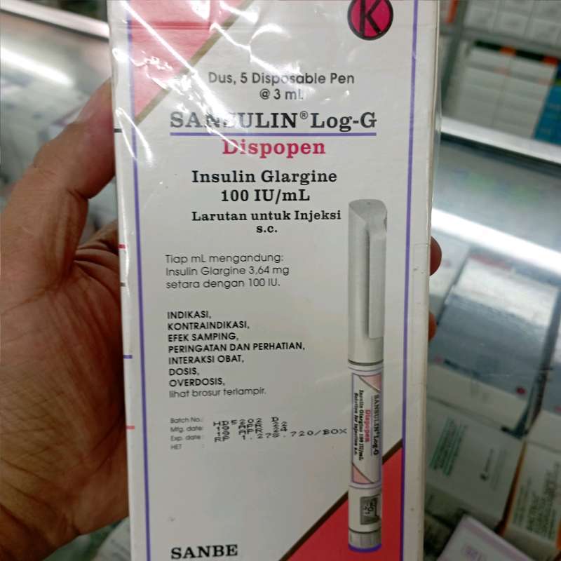 Jual Original San_sulin log G /box isi 5 pen di Seller Apotik Hanifa ...