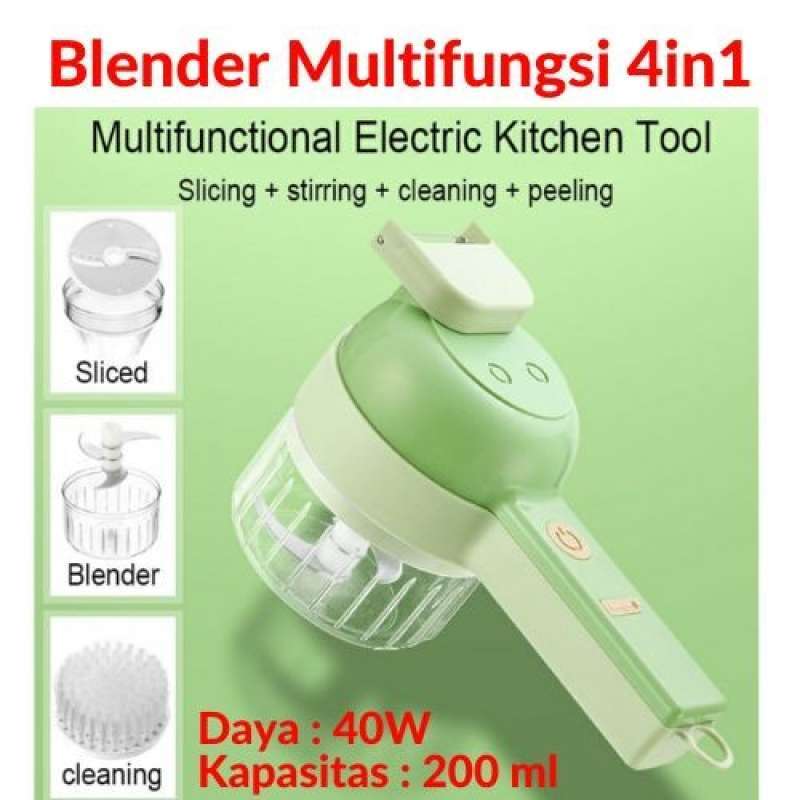 Jual SSA Food chopper 4in1/alat potong sayur/portable chopper/Dapur ...