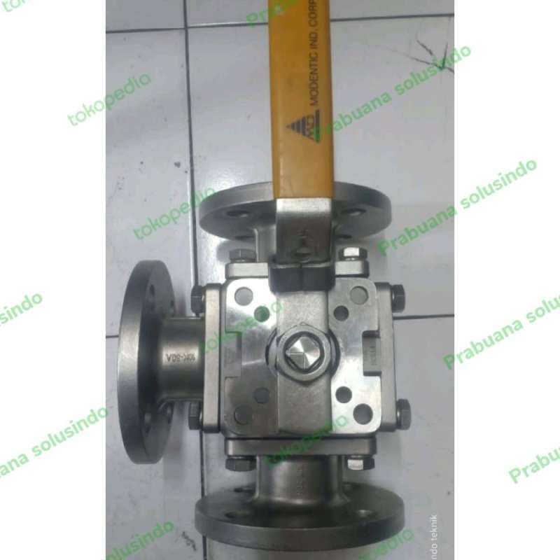 Promo Triway Ball Valve ss 316 flange JIS 10k 2 INCH type L prot Diskon ...