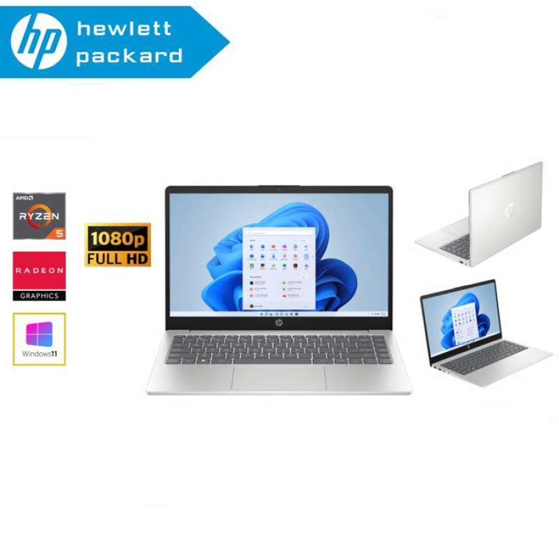 Jual HP 14-EM0015AU - Silver (AMD Ryzen 5-7520U,8GG,512GB SSD,W11+OHS ...