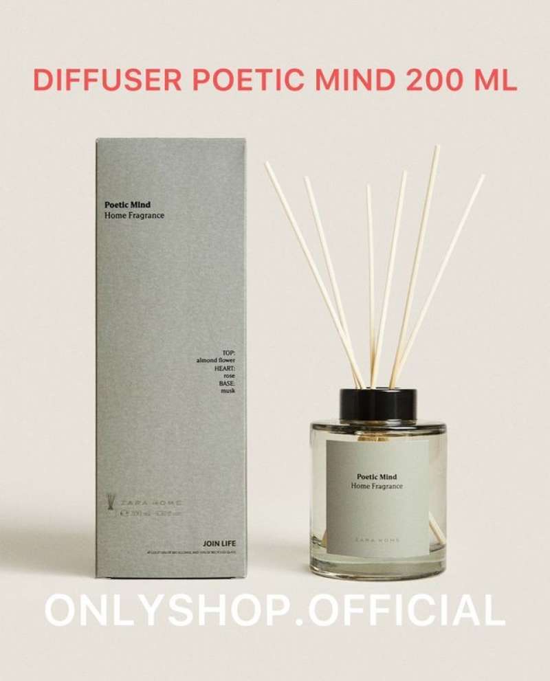 Promo REED DIFFUSER POETIC MIND ZARA HOME FRAGRANCE/PENGHARUM RUANGAN ...