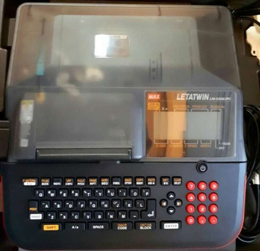 Promo Lm-550a2/pc - Mesin Label Marker Tubing Max Letatwin Diskon 23% ...