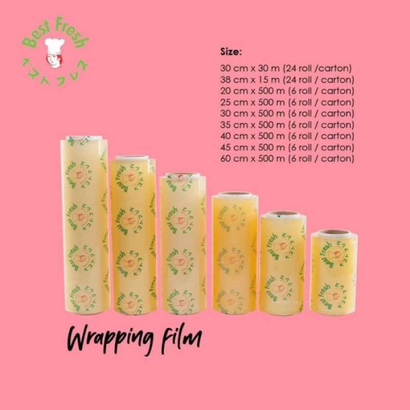 Promo PLASTIK WRAPPING FILM MAKANAN 30CM X 500M - FOOD - BEST FRESH ...
