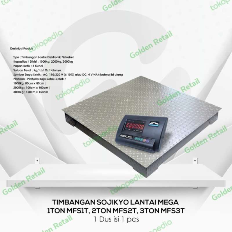 Promo Timbangan Sapi / Ternak 3 Ton Sojikyo Diskon 20% Di Seller Aman ...