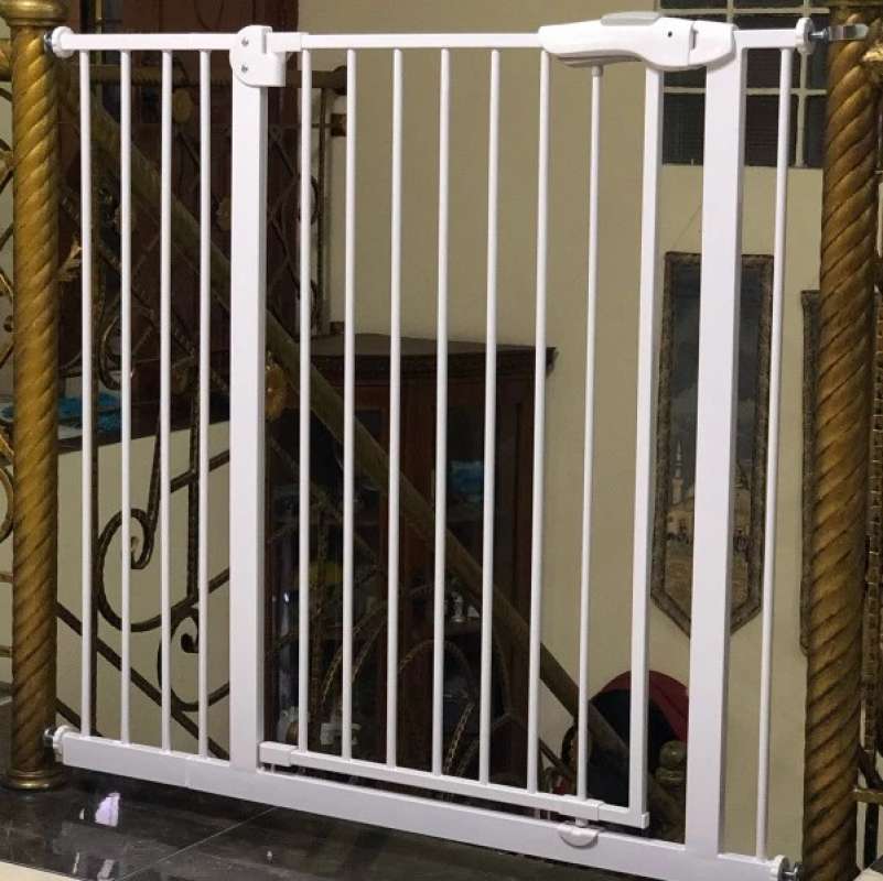 Promo Pagar Pembatas Anjing Besi / Pintu Kandang Hewan / Pet Door Lock ...