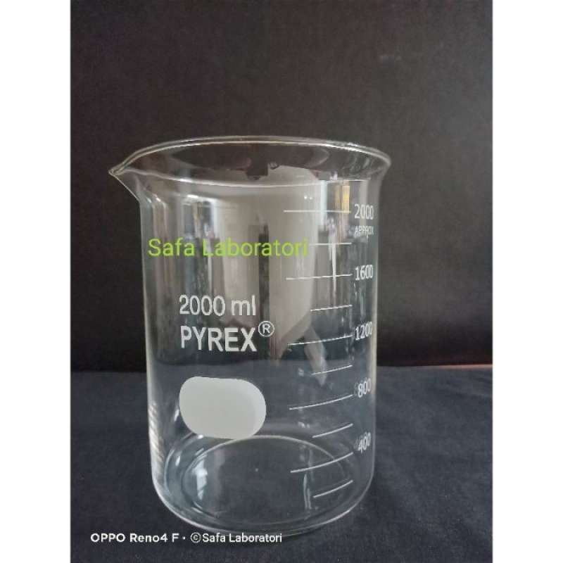 Promo Beaker Glass / Gelas Kimia 2000Ml Pyrex Diskon 33% di Seller ...