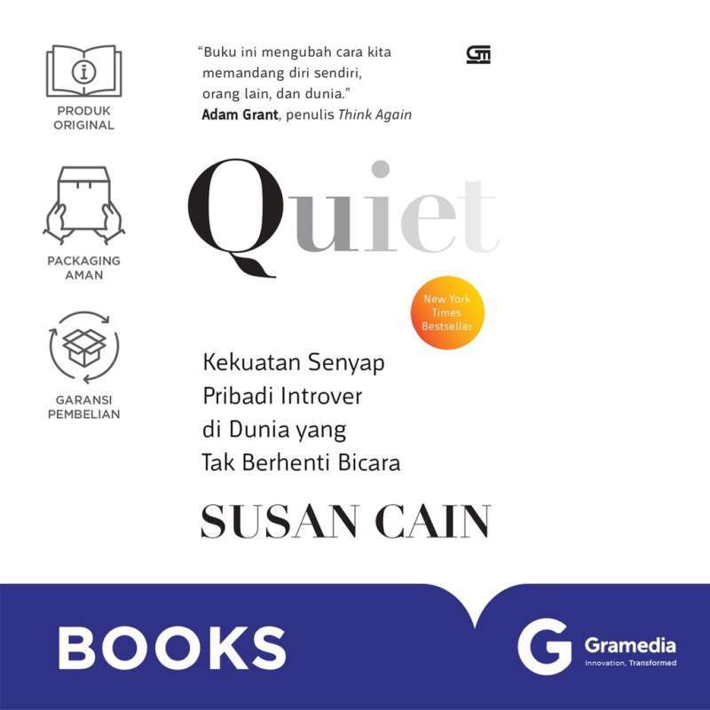 Jual Quiet: Kekuatan Senyap Pribadi Introver di Dunia yang Tak Berhenti ...