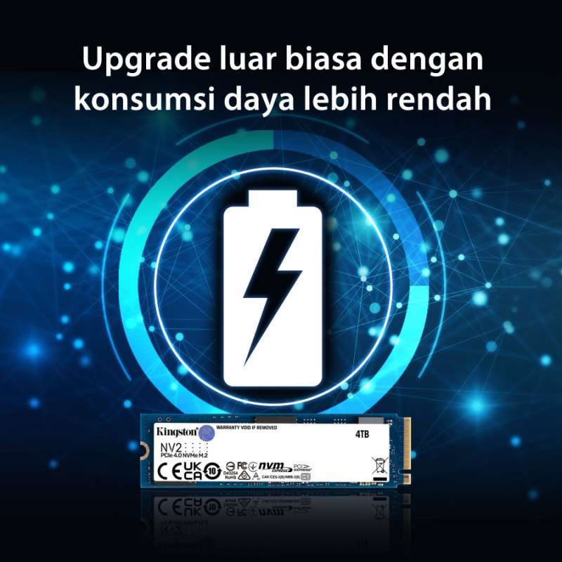 Promo Ssd M.2 Nvme 2tb Kingston Nv2 2280 Gen 4 Diskon 5% Di Seller Els Computer Official Store ...
