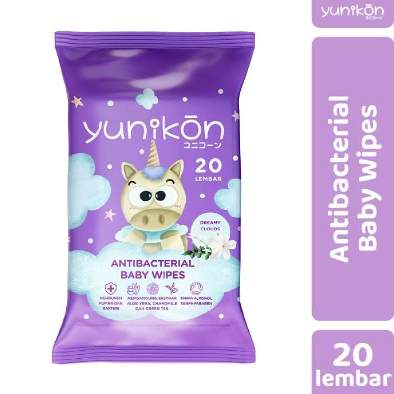 Jual Yunikon Antibacterial Baby Wipes [20 Sheets] Di Seller Bliblimart ...