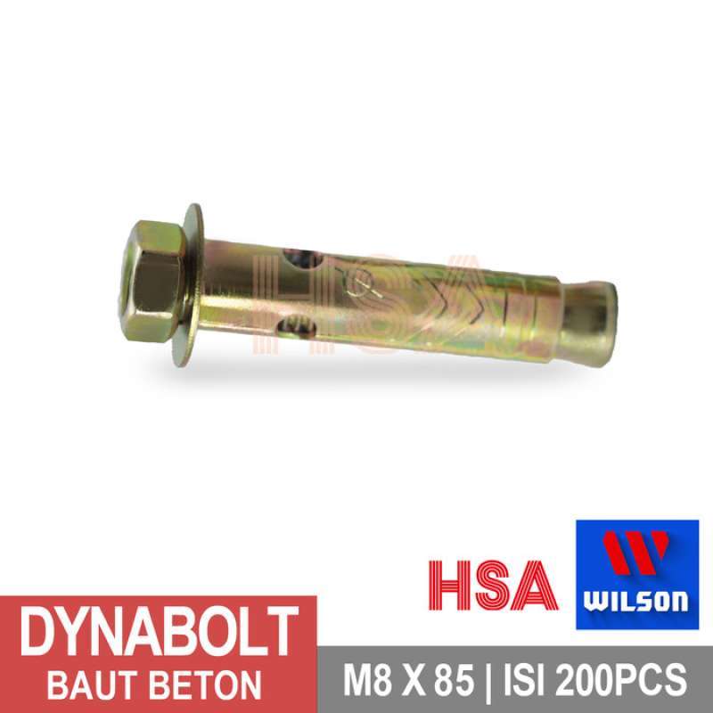 Promo Baut Beton / Dynabolt Wilson M8 X 85 | Isi 200/ktk Diskon 9% Di ...