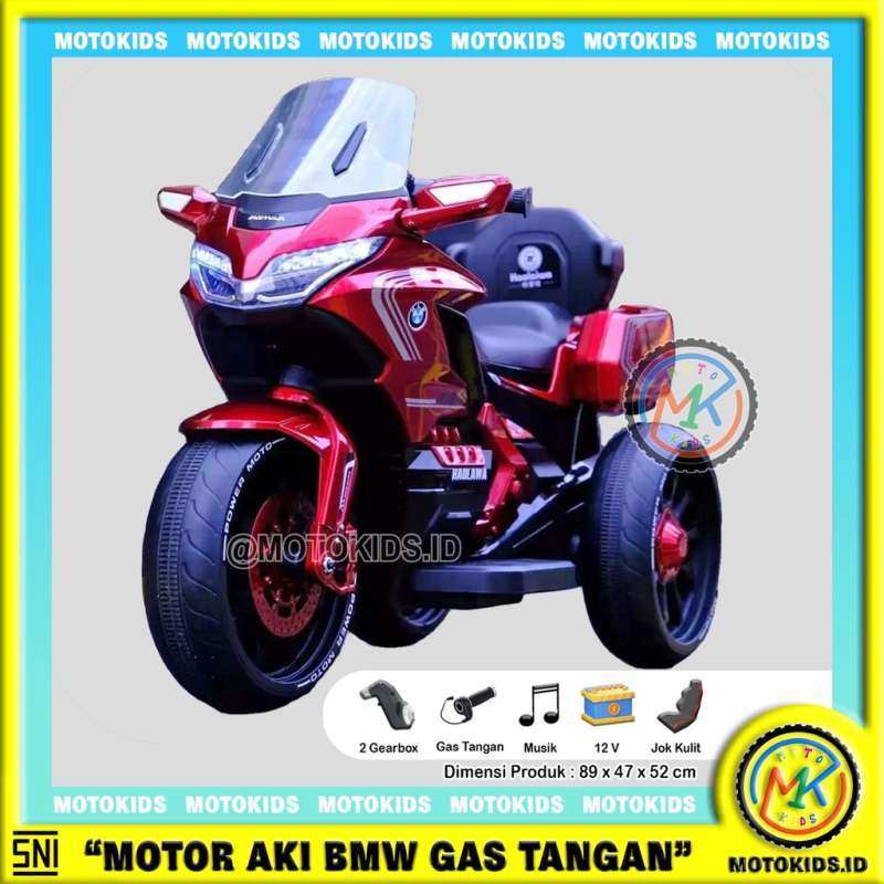Jual Motor Aki Anak Gp Roda 3 Gas Tangan Mesin 12v Motokids Ninja Moto ...