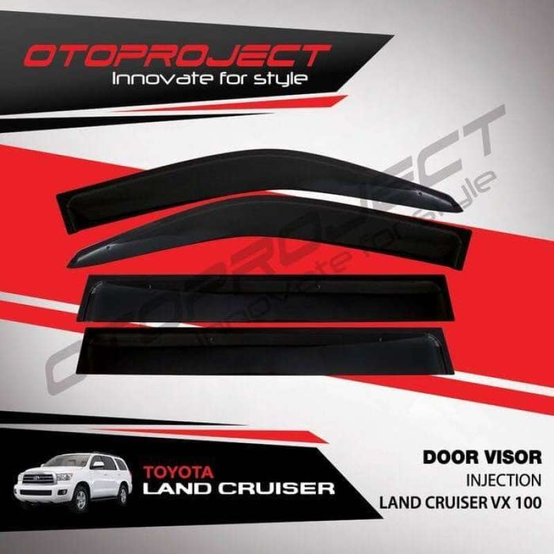 Jual Talang Air Side Visor Premium Toyota Land Cruiser Vx100 Injection ...