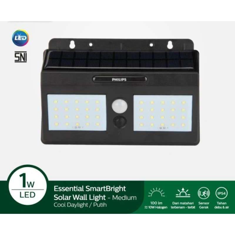 Promo Philips Essential SmartBright Solar Wall Light Medium Diskon 23% ...