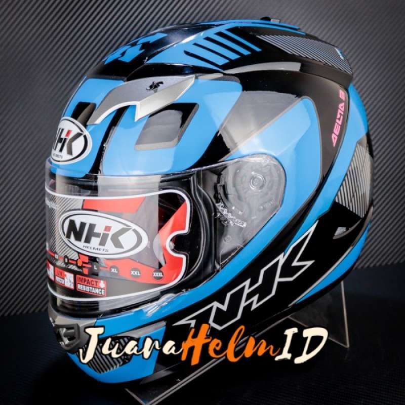 Promo Nhk Helm Gp1000 Delta 3 / Black Blue / Gp 1000 Double Visor ...