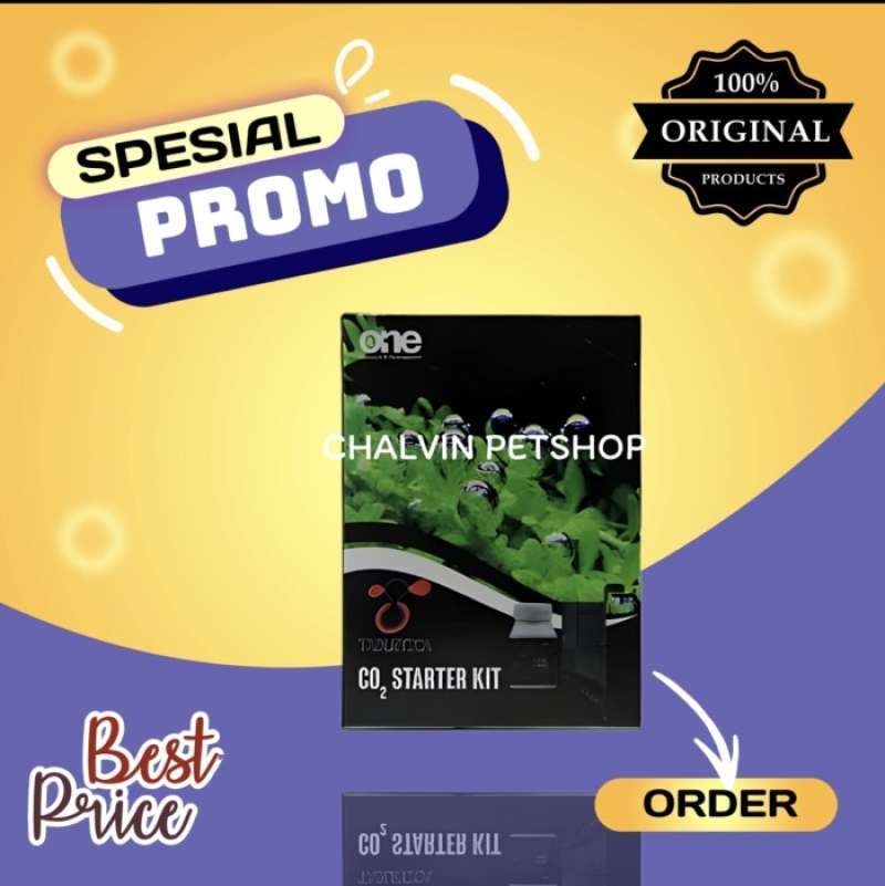 Promo Tabletica Co2 Starter Kit + Diffuser Box Aquascape Diskon 23% di ...