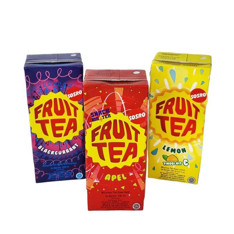 Jual Fruit tea Kotak Sosro Rasa Apel 250 ml 1 dus isi 24 pcs di Seller ...