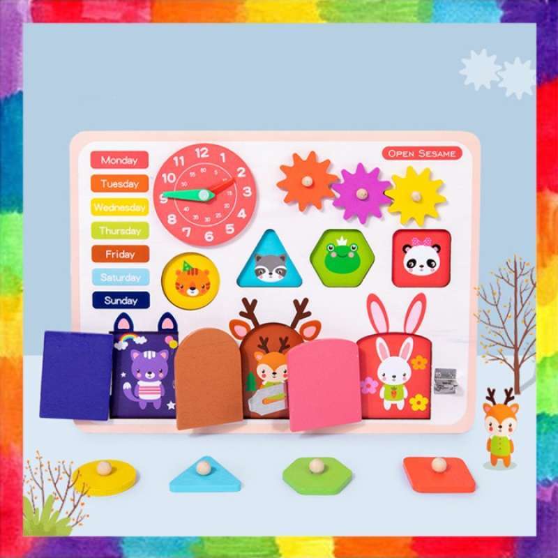 Promo Mainan Edukasi Aktivitas Pembelajaran Sensorik Keterampilan ...