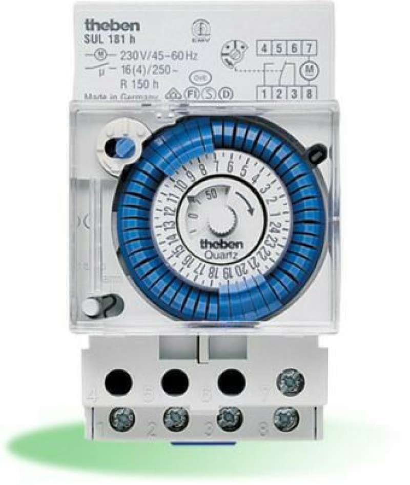Promo Timer Analog 24 Jam Theben Sul181h ( Time Switch 24h) Diskon 23% ...