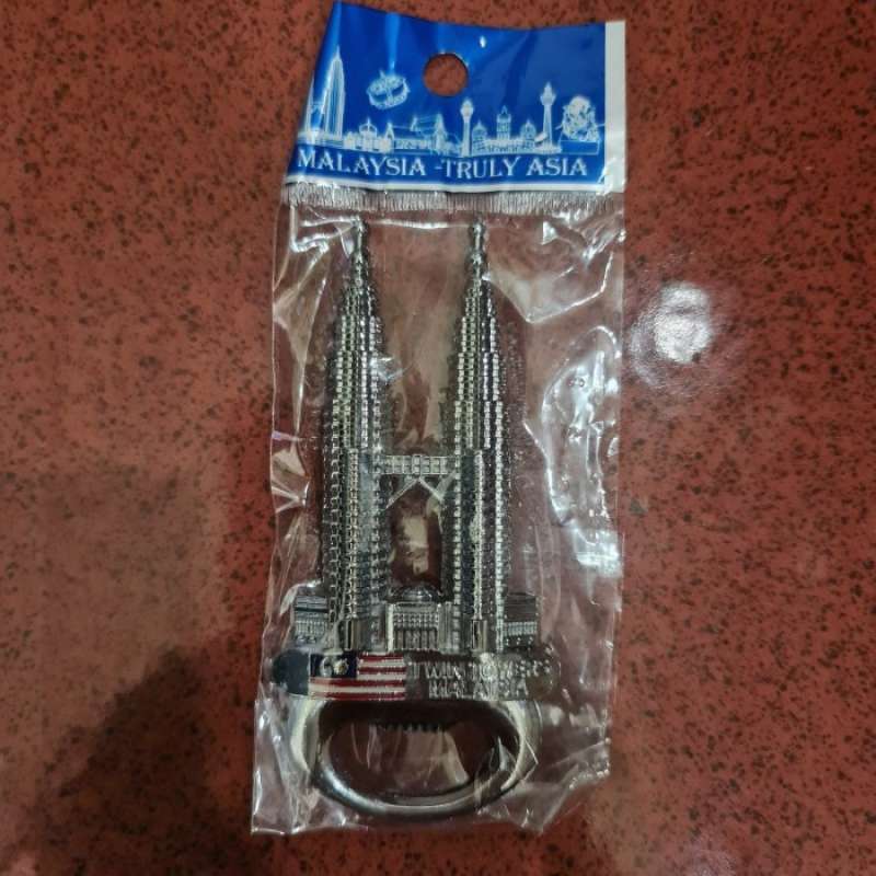 Promo Kulkas Pembuka Botol Magnet KL Malaysia Kuala Lumpur Twin Tower ...