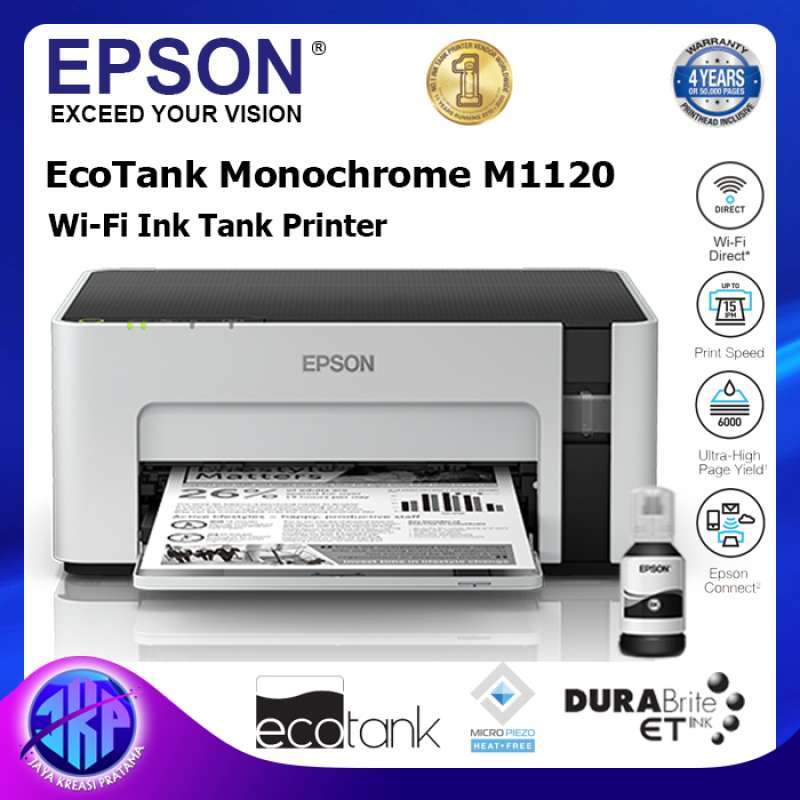 Jual Epson M1120 Monochrome Wifi Ink Tank Printer Di Seller Jaya Kreasi ...