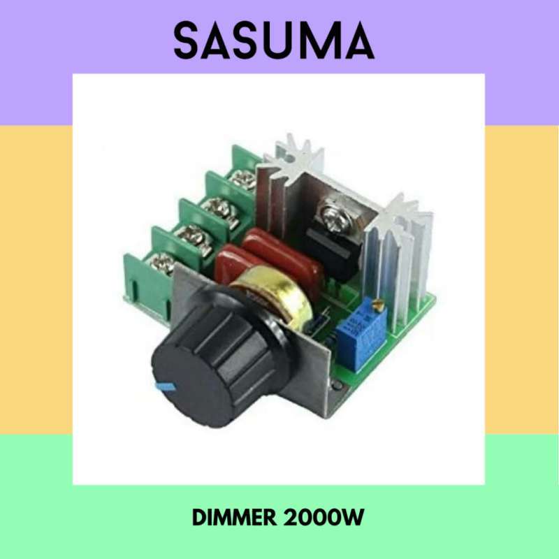 Jual SASUMA Dimmer SCR 2000W Voltage Regulator Speed Controller Motor ...