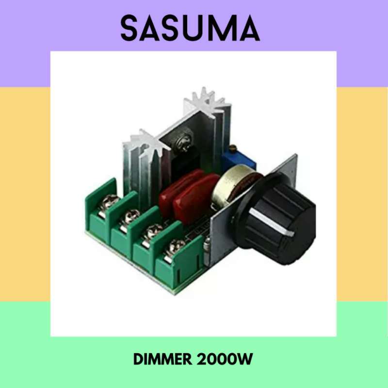 Jual SASUMA Dimmer SCR 2000W Voltage Regulator Speed Controller Motor ...