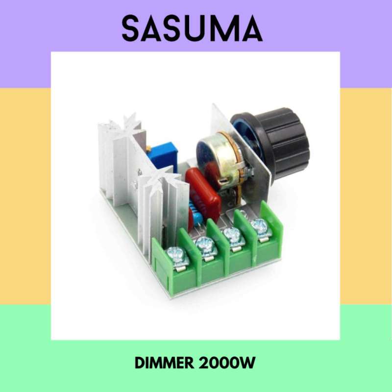 Jual SASUMA Dimmer SCR 2000W Voltage Regulator Speed Controller Motor ...