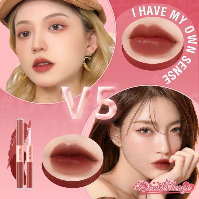 Jual Pinkflash - Duo Lip Gloss - V02 Di Seller Wabisabi Cosmetics - 15 ...