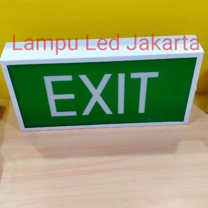 Promo Lampu Emergency Exit Box Vitalite Emergency Exit Box Tempel ...