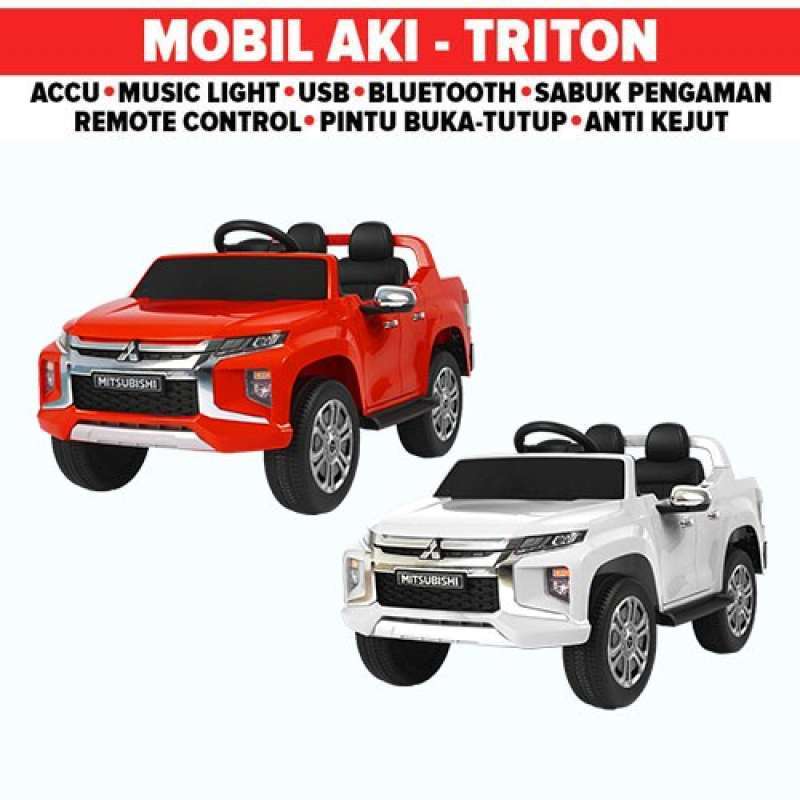 Promo Mobil Aki Remote Listrik Mainan Anak Mitsubishi Triton M8688 Pmb ...